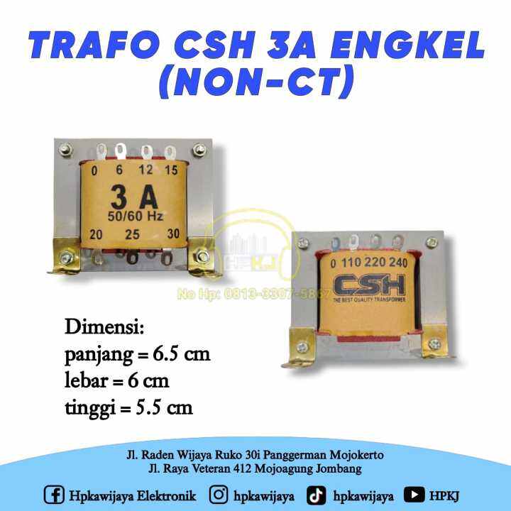 TRAVO 3A 0 30V CSH trafo 3 amper 30 volt engkel CSH (NON-CT) | Lazada Indonesia
