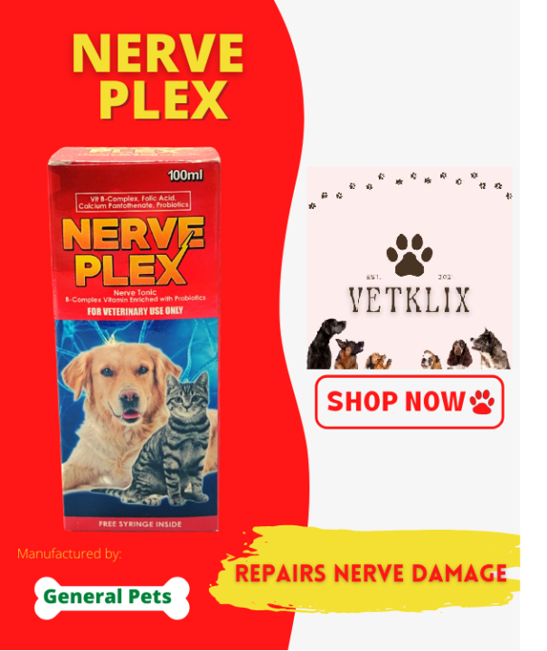 [VETKLIX] NERVE PLEX VITAMIN SUPPLEMENT FOR DOG&CAT /BITAMINA NG ASOat ...