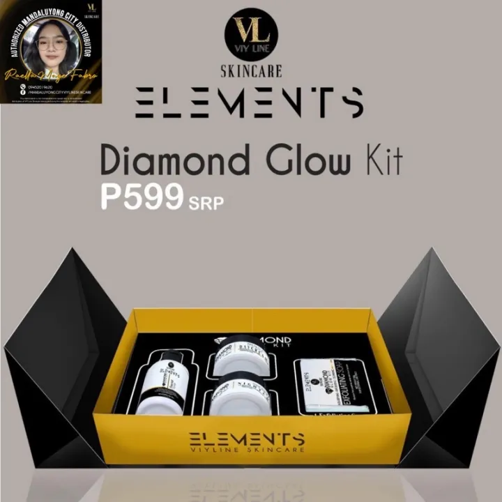 【cod】in stock WITH FREEBIE | VIYLine Skincare Diamond Glow Kit Rejuv ...