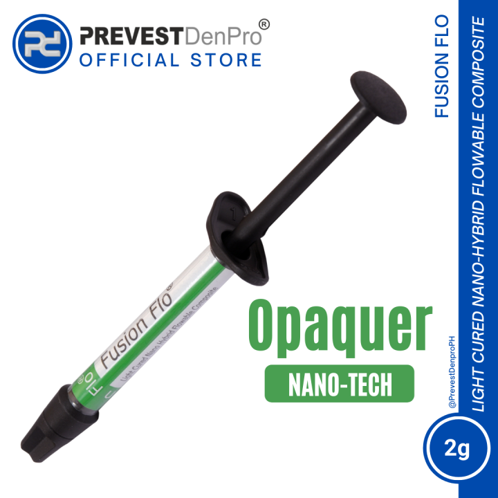 Fusion Flo Opaquer (Light Curing Universal Nano Flowable Composite) | PREVEST DENPRO Dental ...