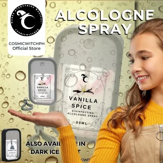 Alcologne Disinfectant Spray Vanilla Spice Dark Ice Black Ice ...