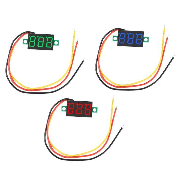 ☄┋ 0.36 inch 3 Digit Display Voltmeter Mini LED Digital Panel Good ...