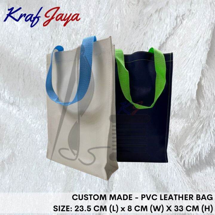 [Ready Made] PVC Leather Bag DIY Craft Bag Beg | Lazada