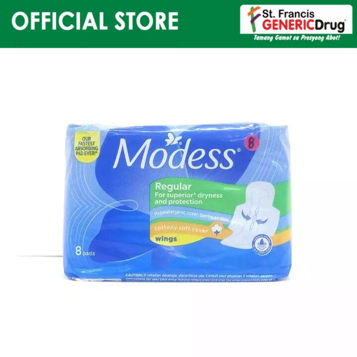 Modess ® Cottony Maxi With Wings 8s | Lazada PH