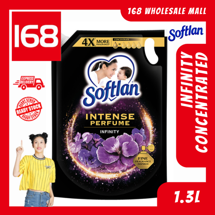 Softlan Intense Perfume 1.3L Infinity Concentrated Fabric Softener ...