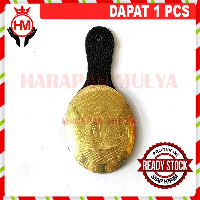 Jengkolan Leader Lencana Tanda Jabatan Pemimpin Leader Warna Gold Tanda ...