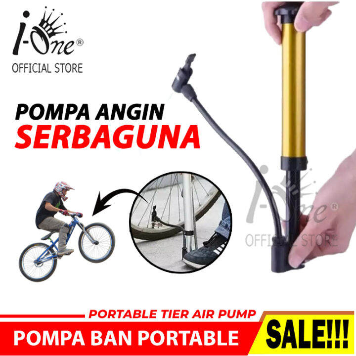 Pompa Ban Motor dan Sepeda Mini Portable - Pompa Angin Ban Sepeda Tier ...