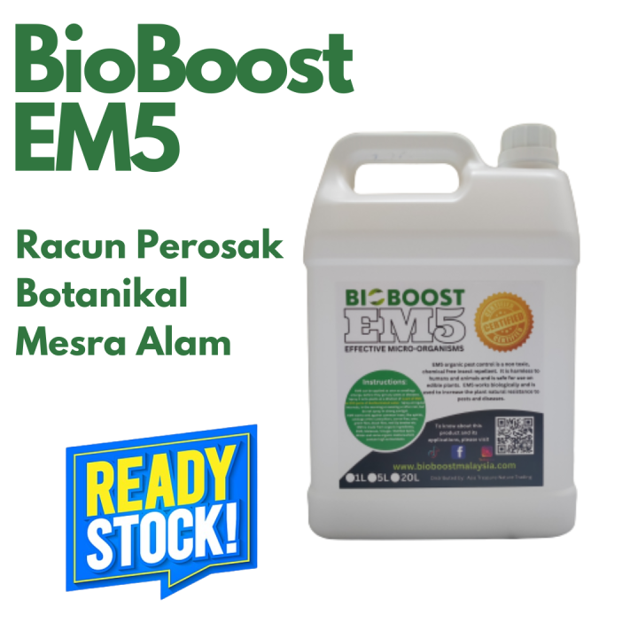 EM5 BioBoost Bio Insecticide for Plants and Animals Racun Serangga Organik Tumbuhan dan Haiwan ...
