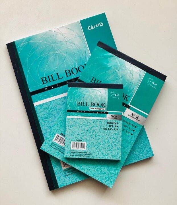 Uni NCR Bill Book 2 plies with numbering - 3.5 x 5 inch (30s) / 5 x 8 ...