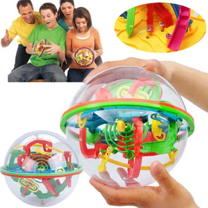 3D Ball Puzzle Gaming Toys Classic Addict Large Addictaball a Ball Maze ...