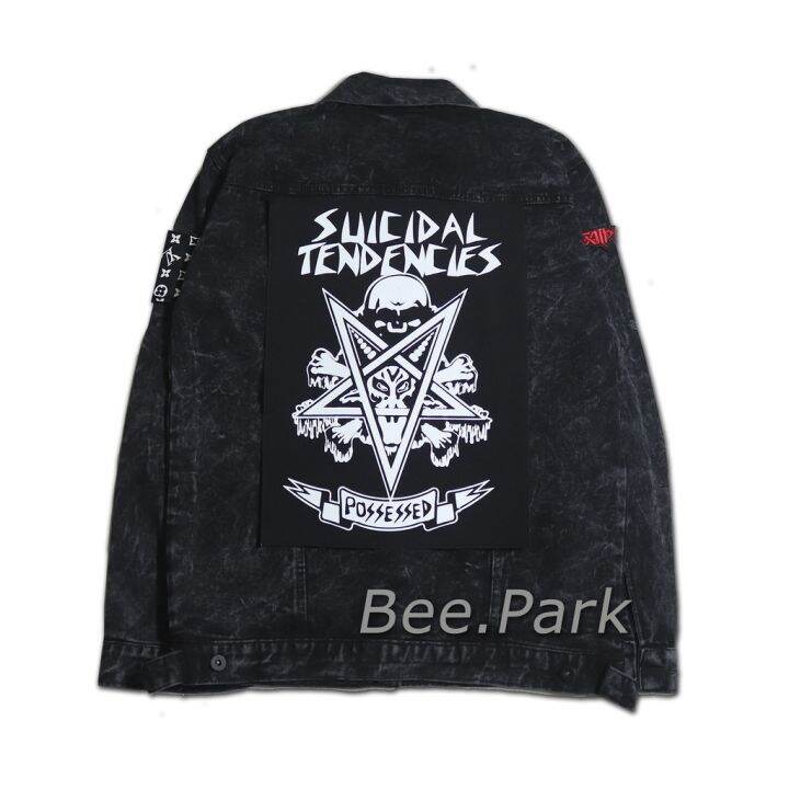 BACK PATCH SABLON PUNGGUNG SUICIDAL | Lazada Indonesia