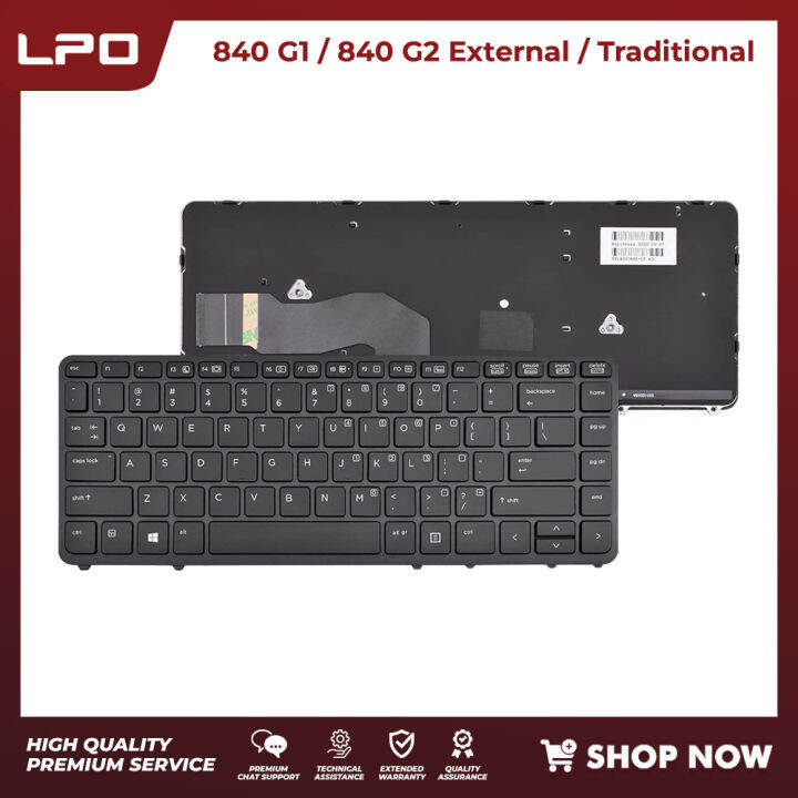 LPO Laptop Keyboard 840 G1, 840 G2 Compatible with HP EliteBook 850 G1 ...