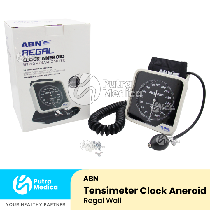 ABN Tensimeter Regal Clock Aneroid Wall Model / Tensi Dinding ...