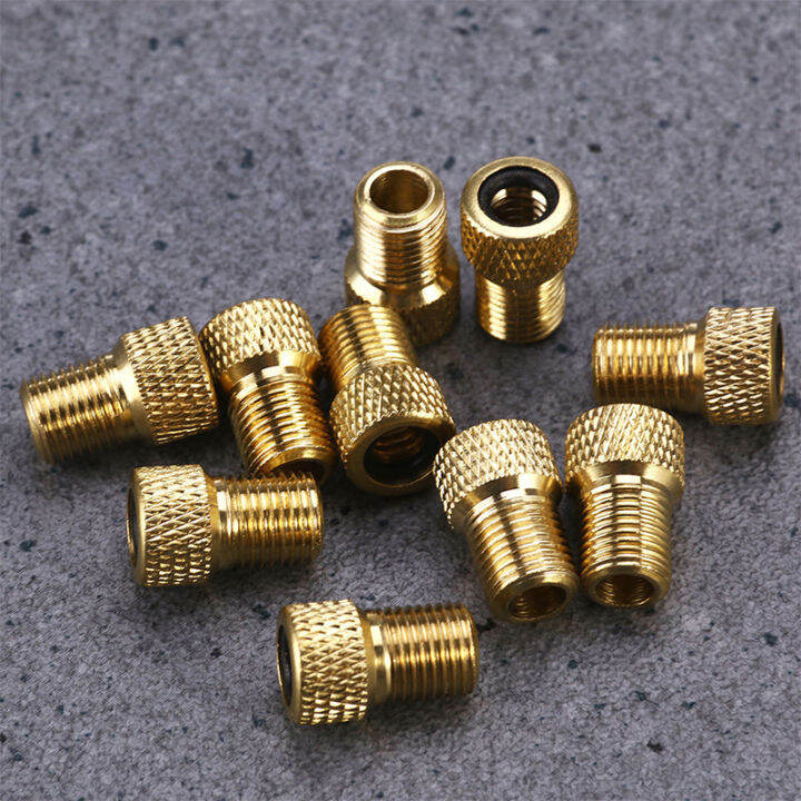 Brass Presta Valve Adaptor 1 PIECE- Convert Presta to Schrader for ...