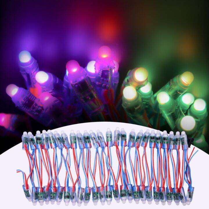 WS2811 Diffused Digital RGB LED pixel string light 12mm Individually ... WS2811 Diffused Digital RGB LED pixel string light 12mm Individually ...