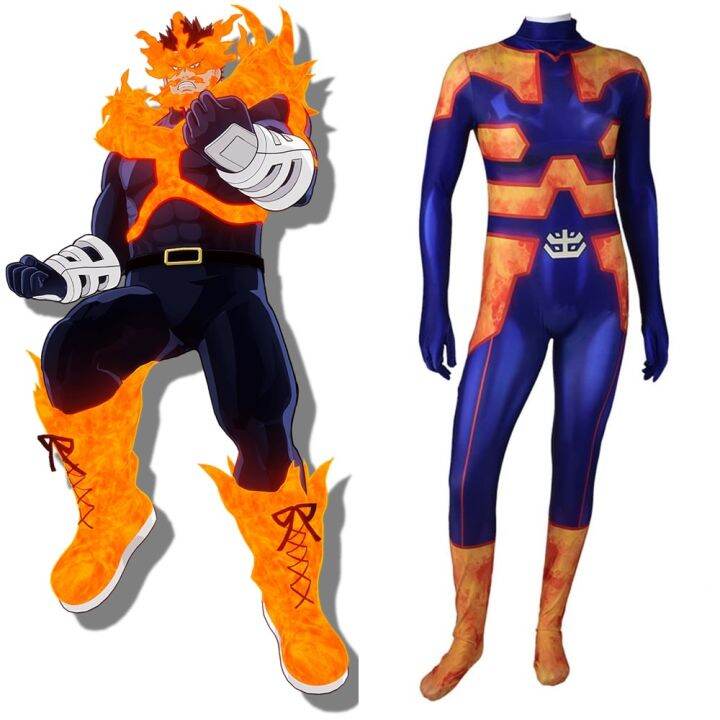 My Hero Academia Endeavor Cosplay Costume Outfits Jumpsuit | Lazada PH