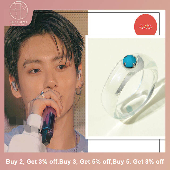 BESFOME KPOP Bangtan Boys BTS JK Tian JUNG KOOK the Same Ring 2021 ...