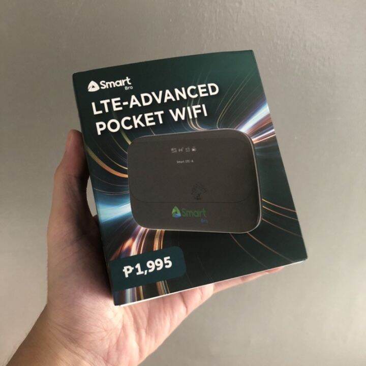 Smart Bro Prepaid LTE-Advanced Pocket WiFi (CAT 6) with FREE 100MB and ...