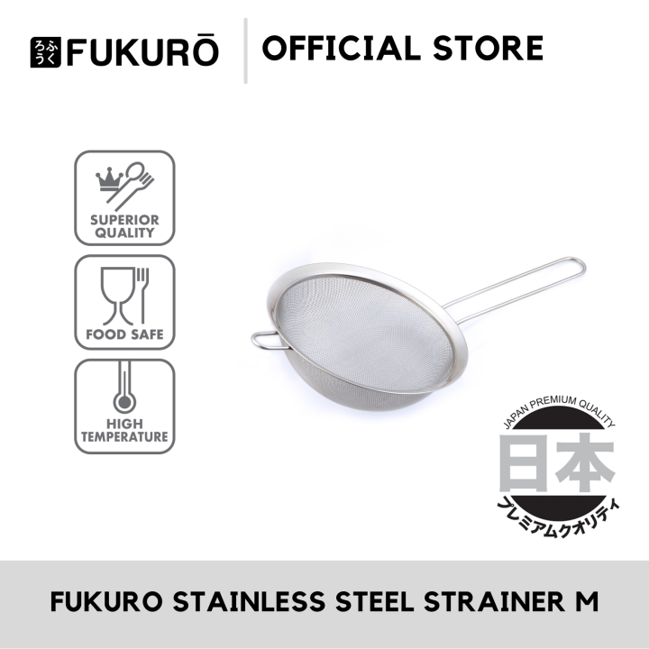 Fukuro Stainless Steel Strainer M [Fukuro Malaysia | Ready Stock] | Lazada