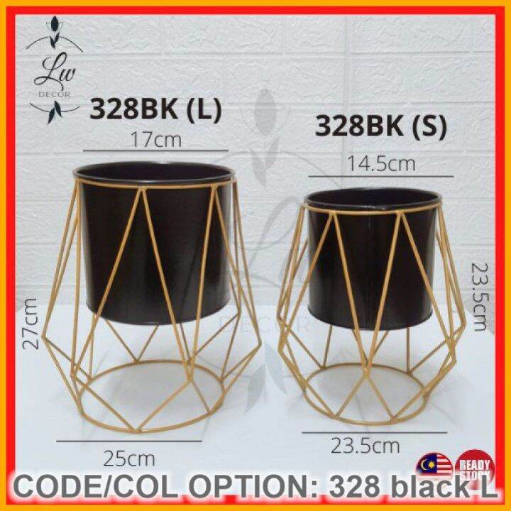 Iron Flower Pot Stand Plant Pot 328 Pasu Pokok Hiasan Dalam Rumah ...