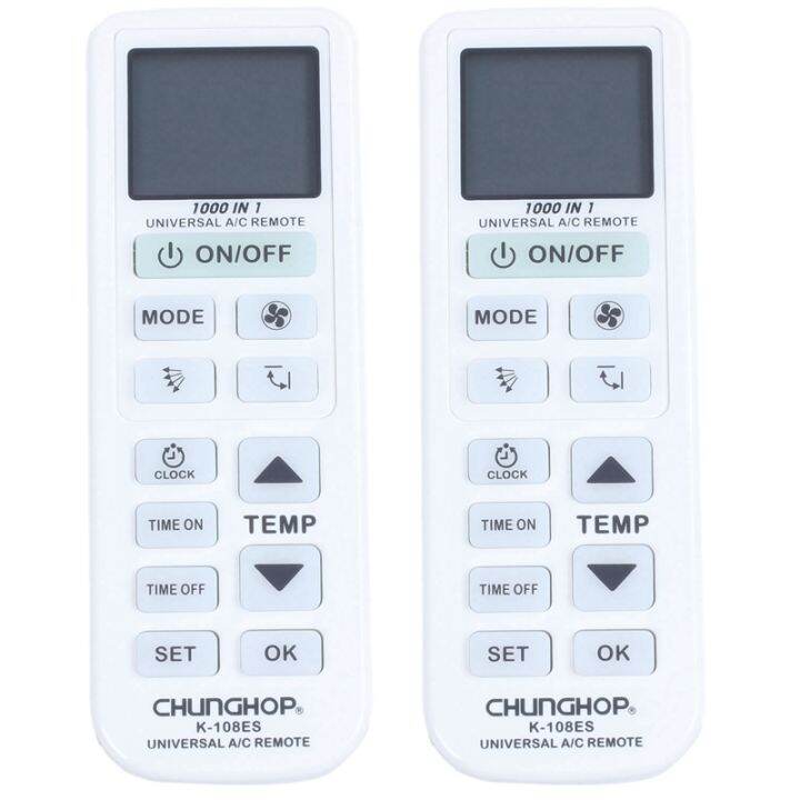 2x Chunghop Universal A C Controller Air Conditioner Air Conditioning
