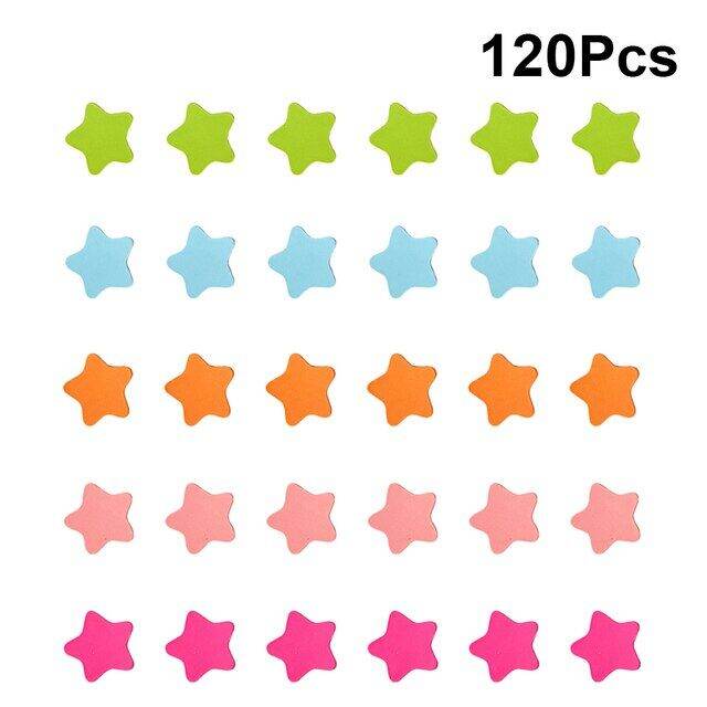 120 Pcs Magnetic Sheets Star Freeze Refrigerator Mini Sticker ...