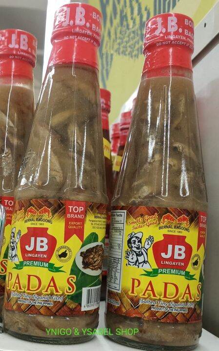 JB PADAS PREMIUM BAGOONG 320ML | Lazada PH