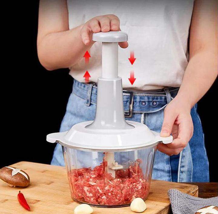 MJY Hand Press Blender Multi-Functional Manual Food Meat Grinder ...
