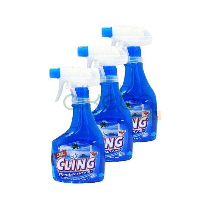 Cling Glass Cleaner 500 ml Botol Spray Semprot Cairan Pemebrsih Kaca ...