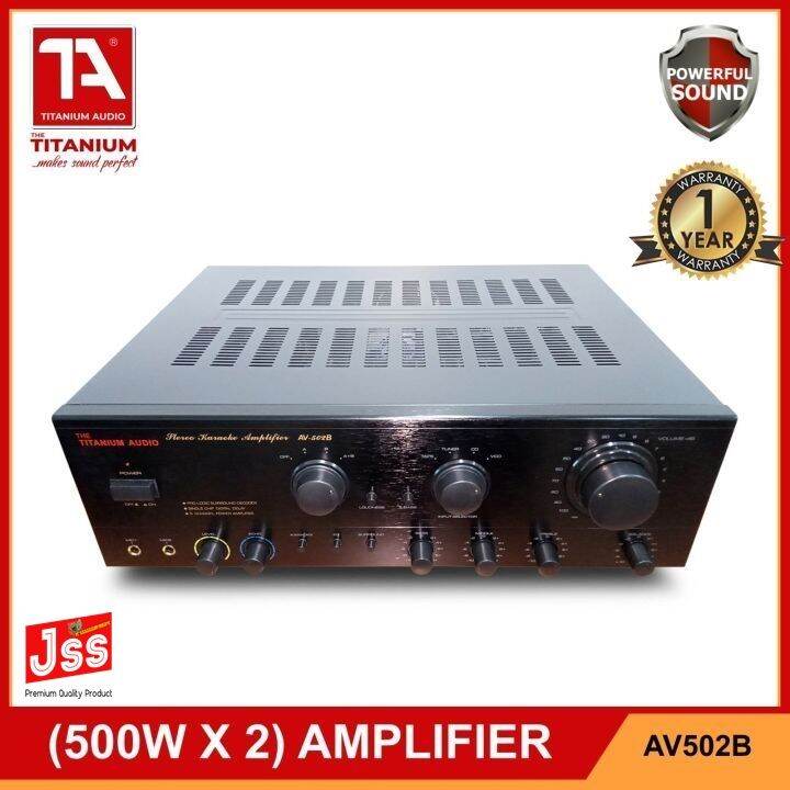 Titanium Audio Av 502B Amplifier / Karaoke Amplifier / Av 502 Amplifier ...