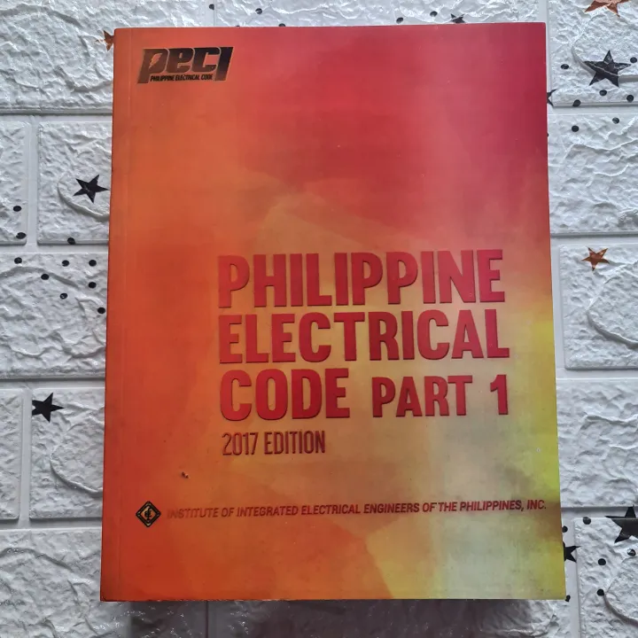 PHILIPPINE ELECTRICAL CODE part 1 2017 edition | Lazada PH