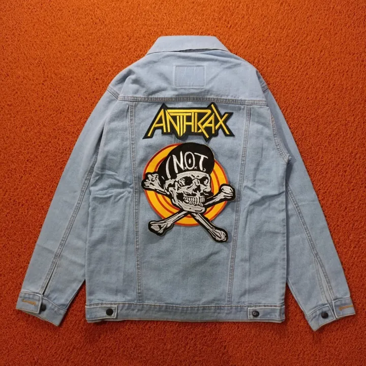 Back patch backpatch bordir besar emblem punggung ACDC/ANTHRAX | Lazada Indonesia