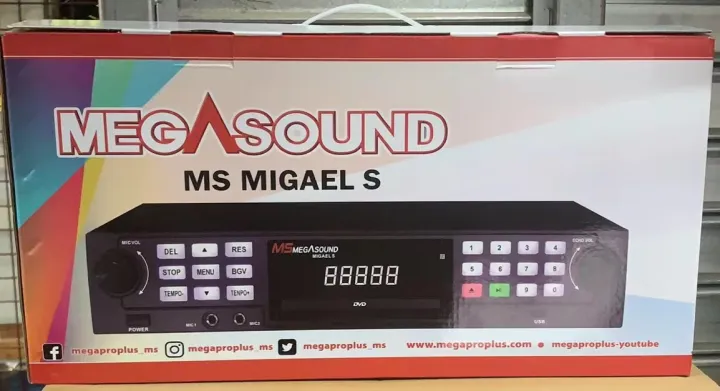 NEW PRODUCT Megasound /Megaproplus MS-MIGAEL S Karaoke Player + DVD ...