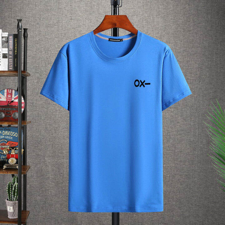 【4XL-12XL】160กก. ใส่ได้,ผ้าฝ้ายนิ่มยืดหยุ่นน้ำหนักเบาเรียบขนาดใหญ่พลัสไซส์แขนสั้นโอเวอร์ไซส์ ...