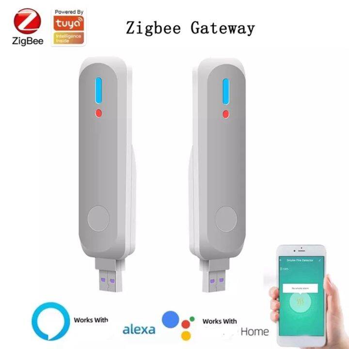 MINI Hub Tuya Zigbee 3.0 USB Smart Gateway Hub Wireless Zigbee Connect ...