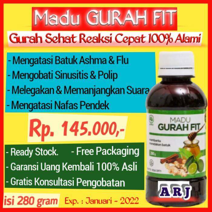 Madu Gurah Fit Herbal Gurah Hidung Tenggorokan Gangguan Pernafasan Paru ...