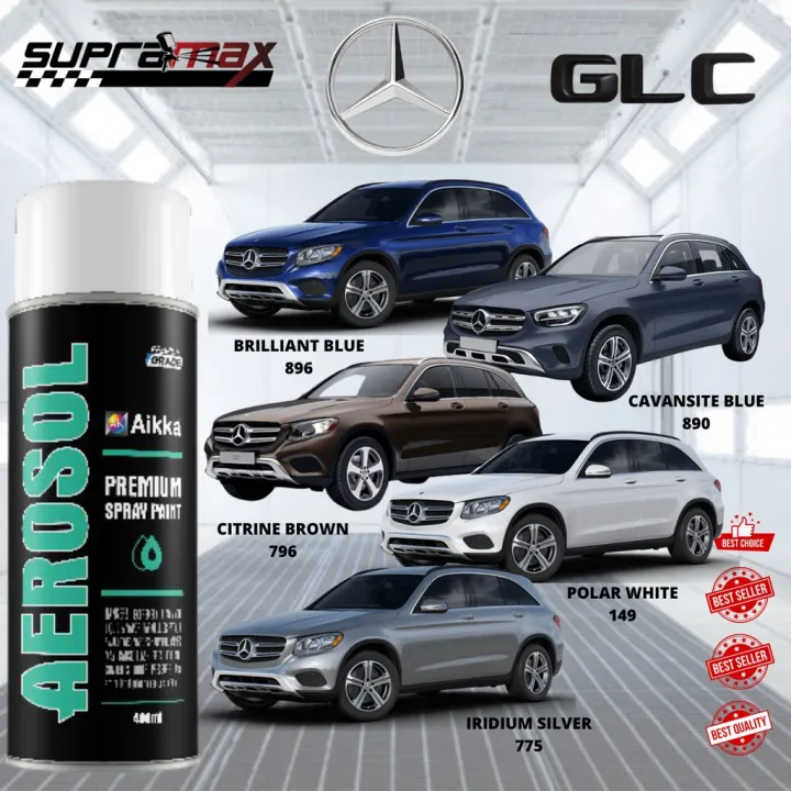 [Mercedes GLC] SUPRAMAX Aerosol Spray 2K Paint/ Car Body Touch Up Paint ...