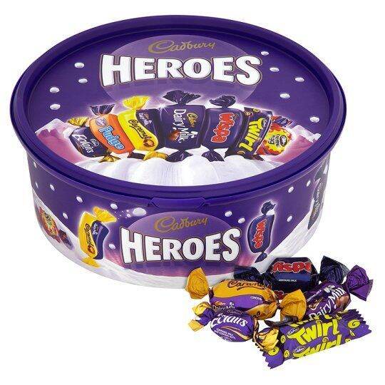 Cadbury Heroes Sweets and Chocolate Sharing Tub, 600g | Lazada