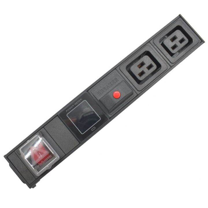 Pdu Power Strip C19 Output Multiple Socket 2ac Socket With Current