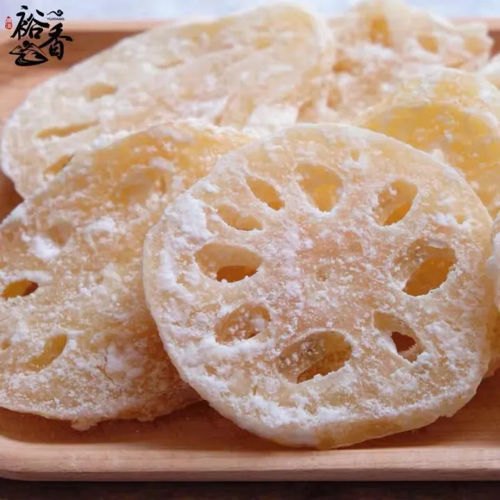 ZEJUN Chaoshan Specialty Rock Sugar Lotus Root Slices 250g/500g | Lazada PH