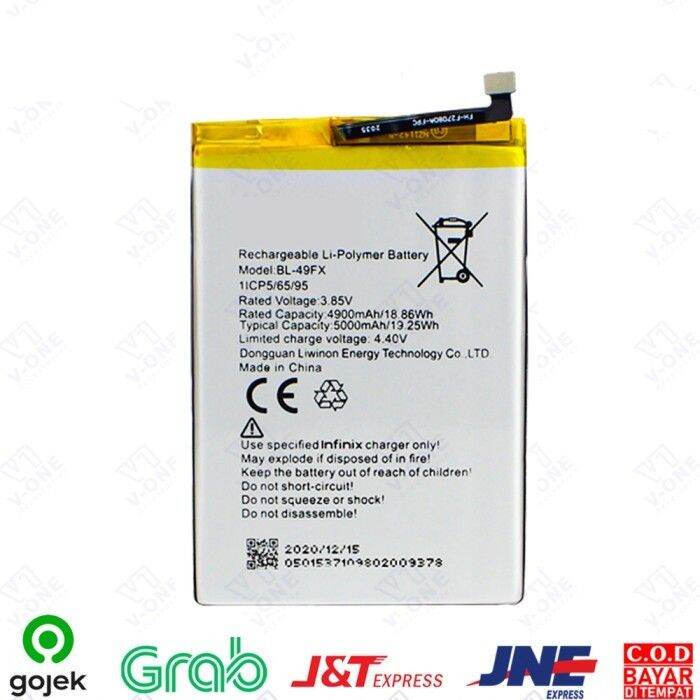 PPL- BL-49FX BATREI BATTERY BL-49FX INFINIX HOT 9 / HOT 8 ORIGINAL ...