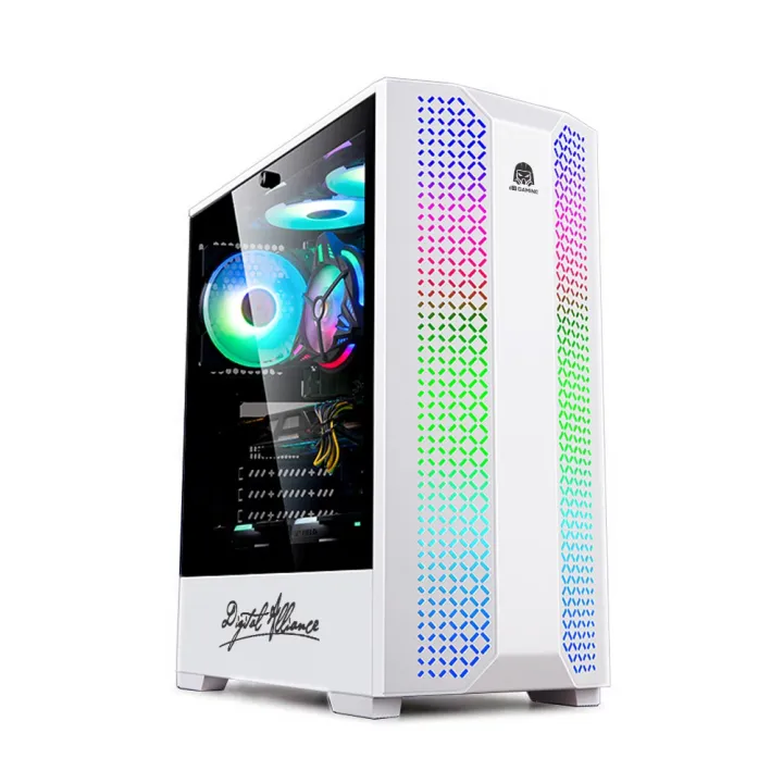 Casing Digital Alliance N26 - Casing Gaming DA N26 ATX - Putih | Lazada ...