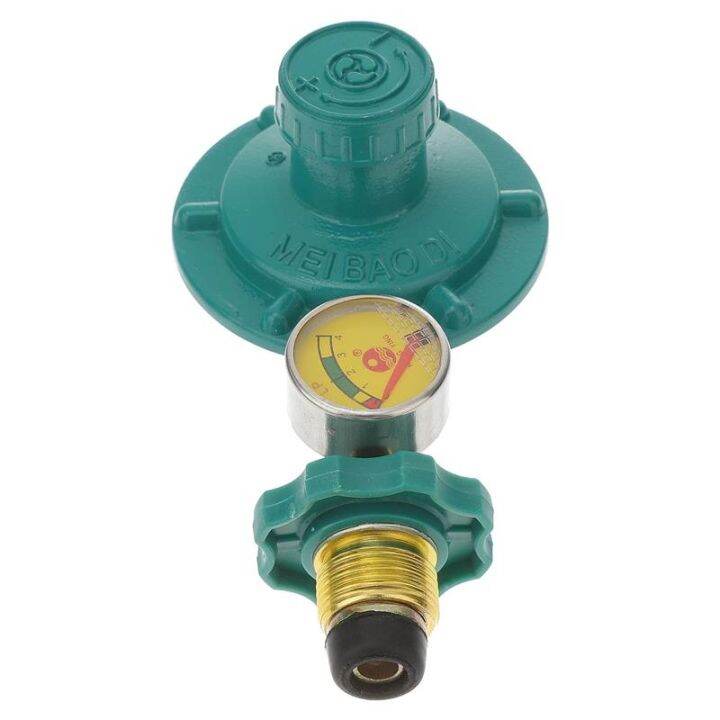 Propane Gas Regulator With Pressure Gauge Manometer Level Gauge For BBQ ...