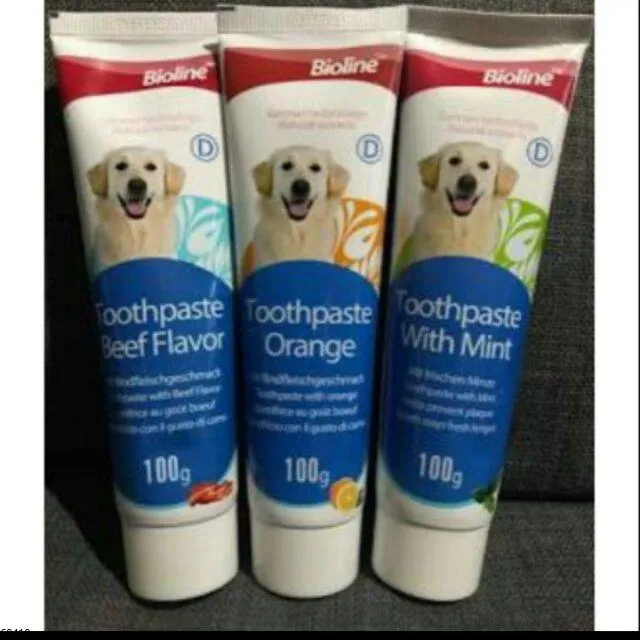 Charles pet bioline toothpaste for dogs fresh breath 100g beef flavor ...
