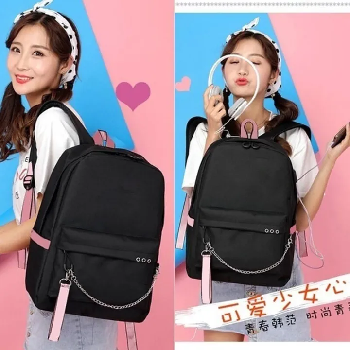 Pink Anime SPY X FAMILY Backpack For School Girls Teenager Student ...