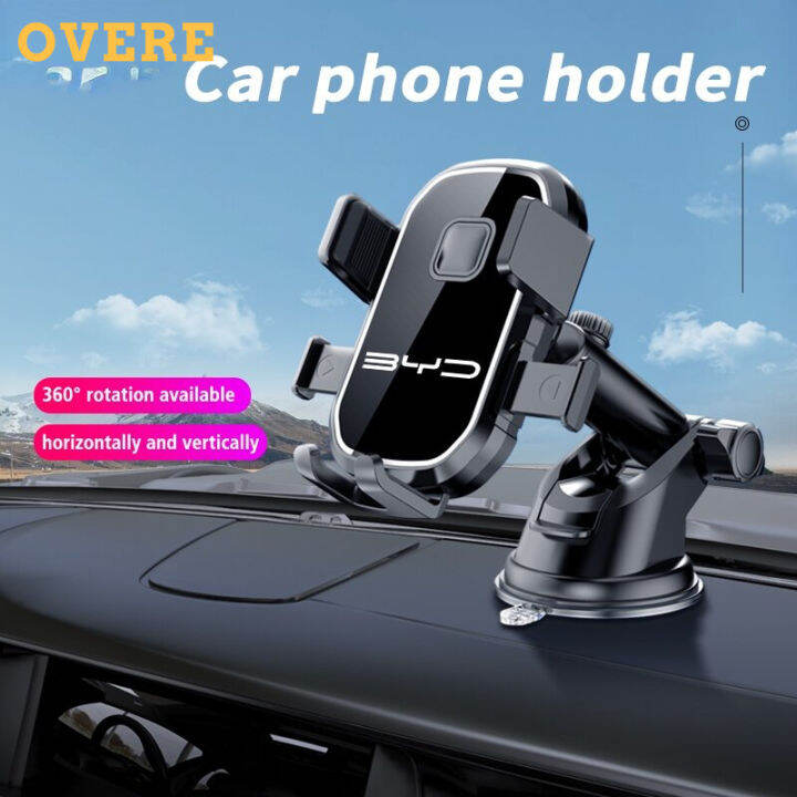 Car Phone Holder For BYD Atto 3 Suction Cup Stand 4.7-7 inch 360 ...
