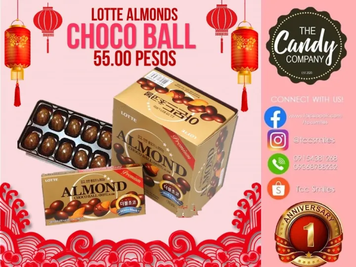 Lotte Choco Almond Ball | Lazada PH