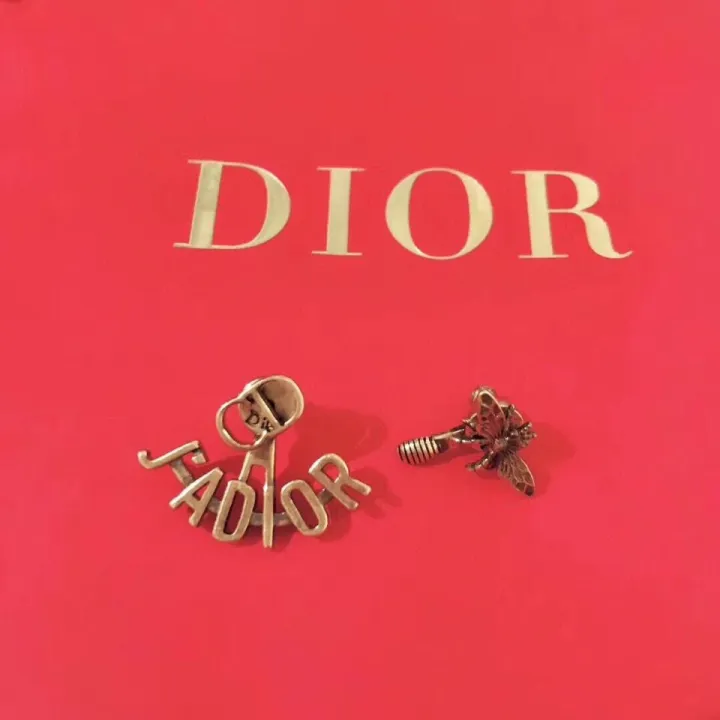 ต่างหูสตั๊ดผึ้งไม่สมมาตรโลหะ CD 2022ย้อนยุคเงินแท้ S925ไม่มีความสุขทนทานต่างหูสตั๊ดเพชร | Lazada ...