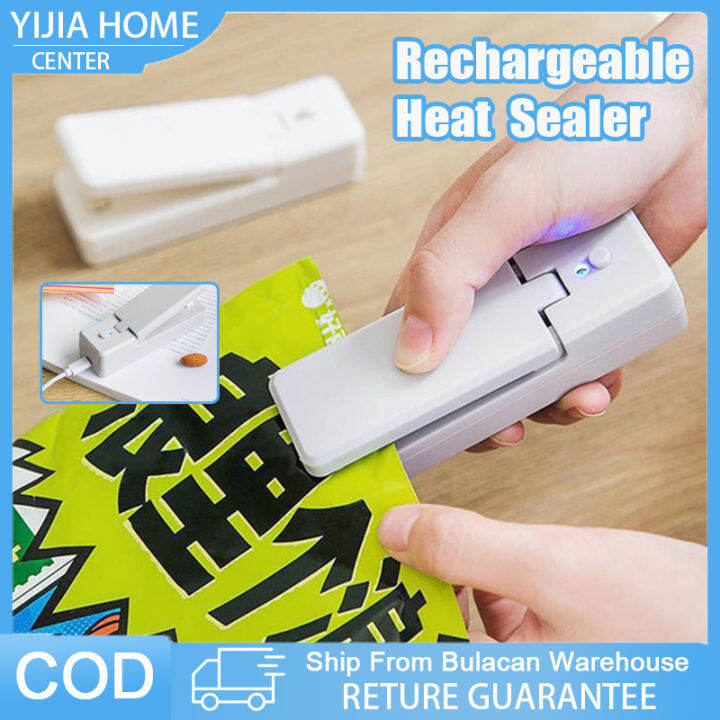 【YIJIA】Household USB Electric Mini Sealing Machine Snack Plastic ...