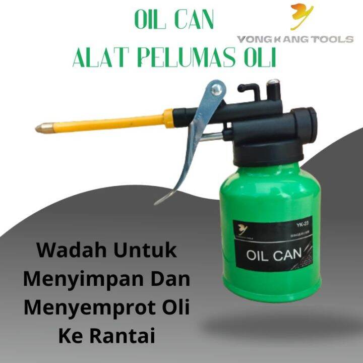 OIL CAN KALENG FLEXIBEL 250CC - BOTOL POMPA SEMPROT OLI 250 CC - OLI ...